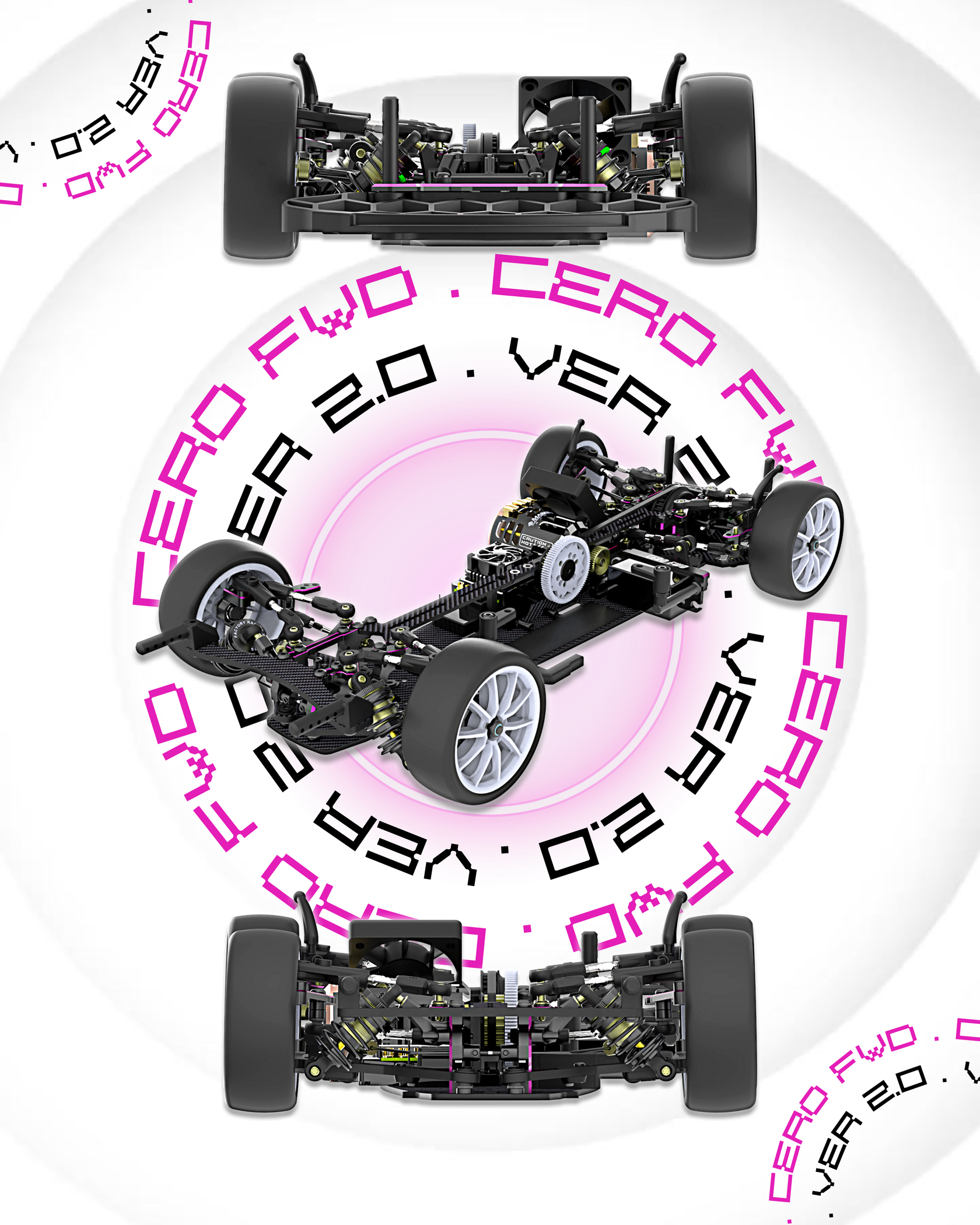 KIT-CERO FWD VER2.0 3RACING Cero Ultra FWD VER2.0 — 3Racing Shop