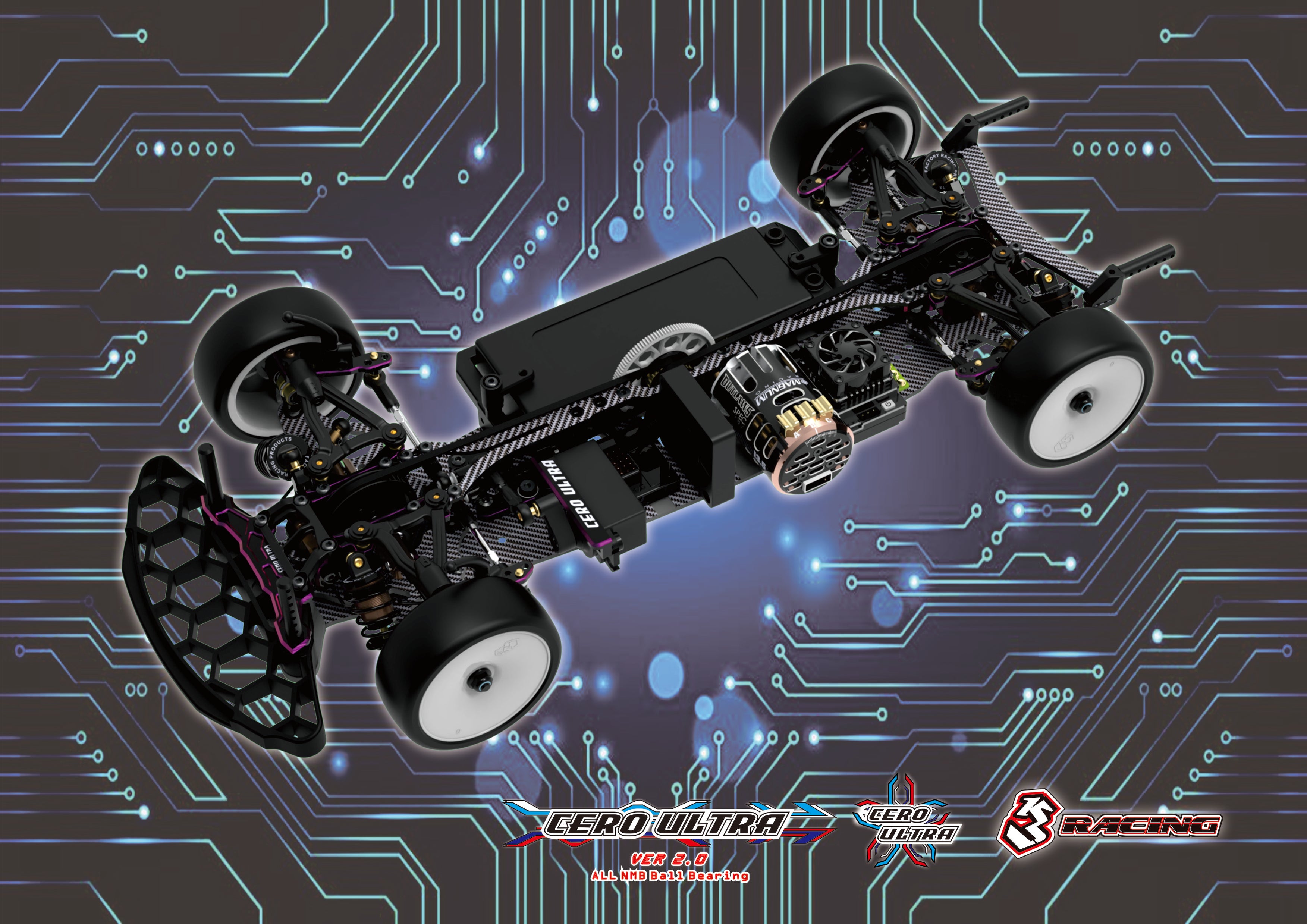KIT-CERO ULTRA VER2.0 3RACING Cero Ultra Touring Car Ver.2 — 3Racing Shop