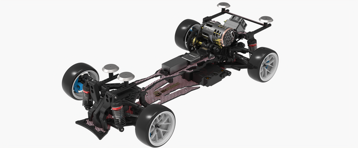 KIT-SAKURA D6GA 3RACING Sakura D6 Sport Carbon Graphite Version ...