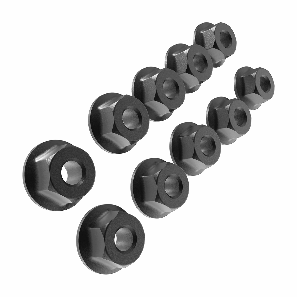 SAK-D648 M3 Serrated face nut D6 — 3Racing Shop