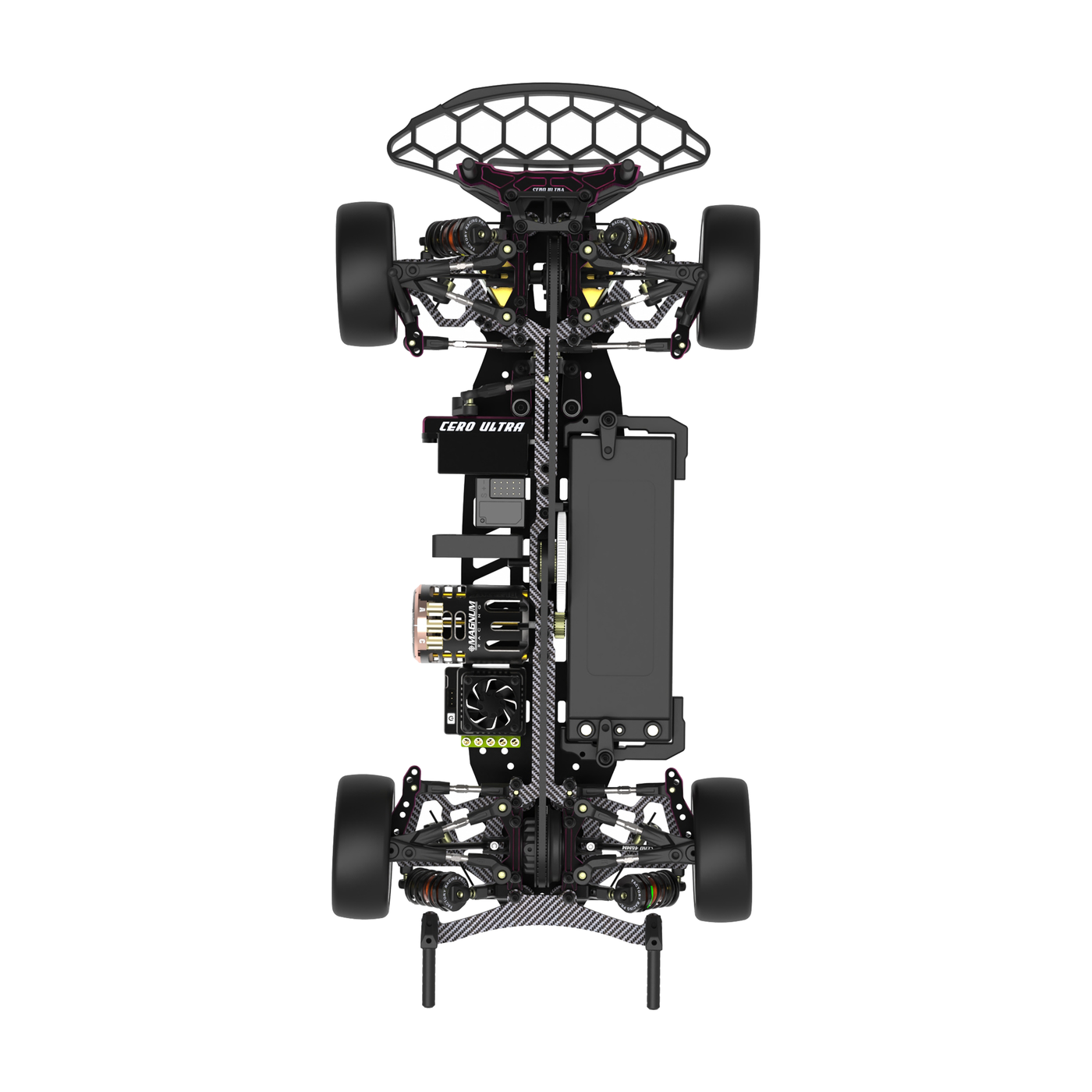 KIT-CERO ULTRA-ACE 2.0 COMPETITION GRADE TOURING CAR CHASSIS — 3Racing Shop