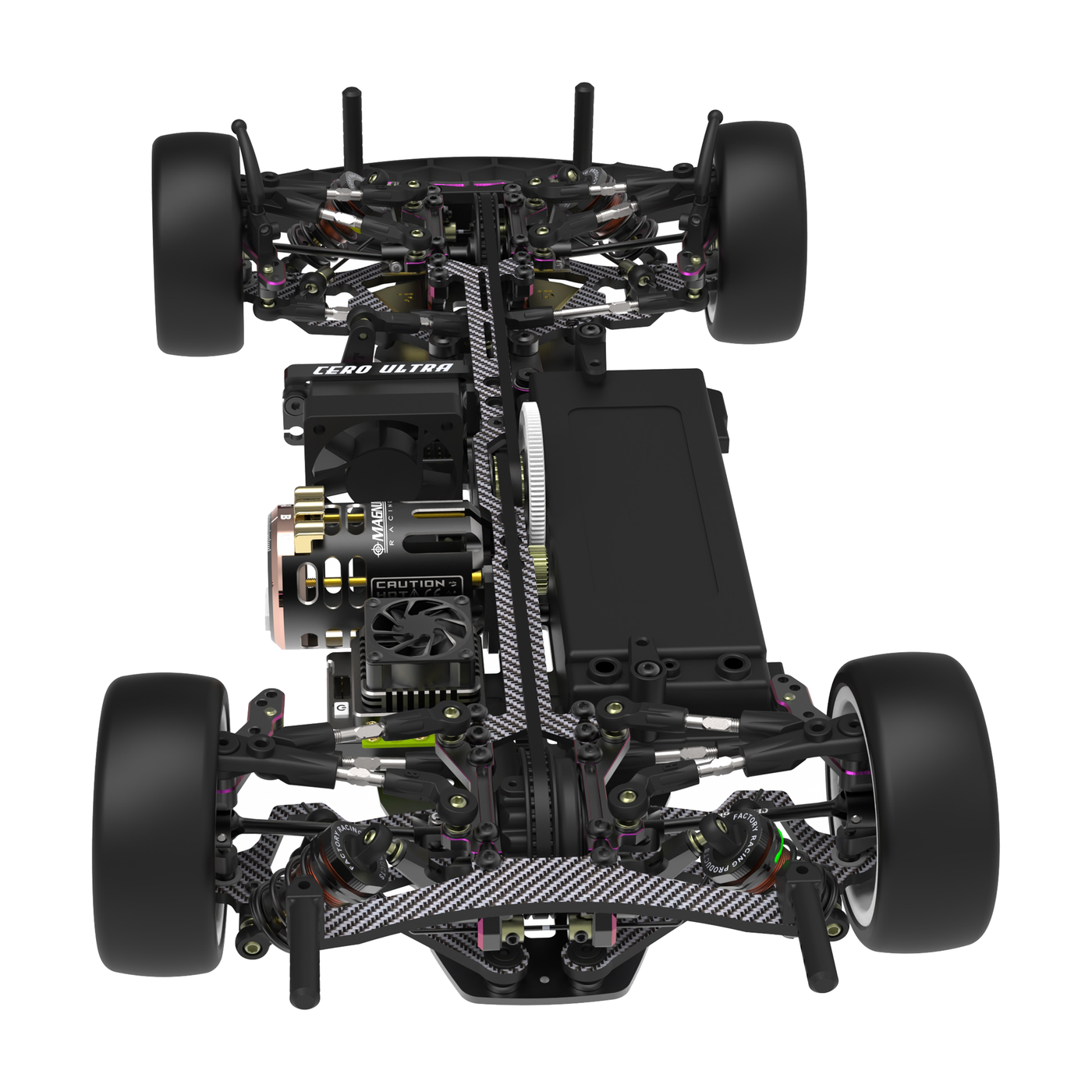 KIT-CERO ULTRA-ACE 2.0 COMPETITION GRADE TOURING CAR CHASSIS — 3Racing Shop