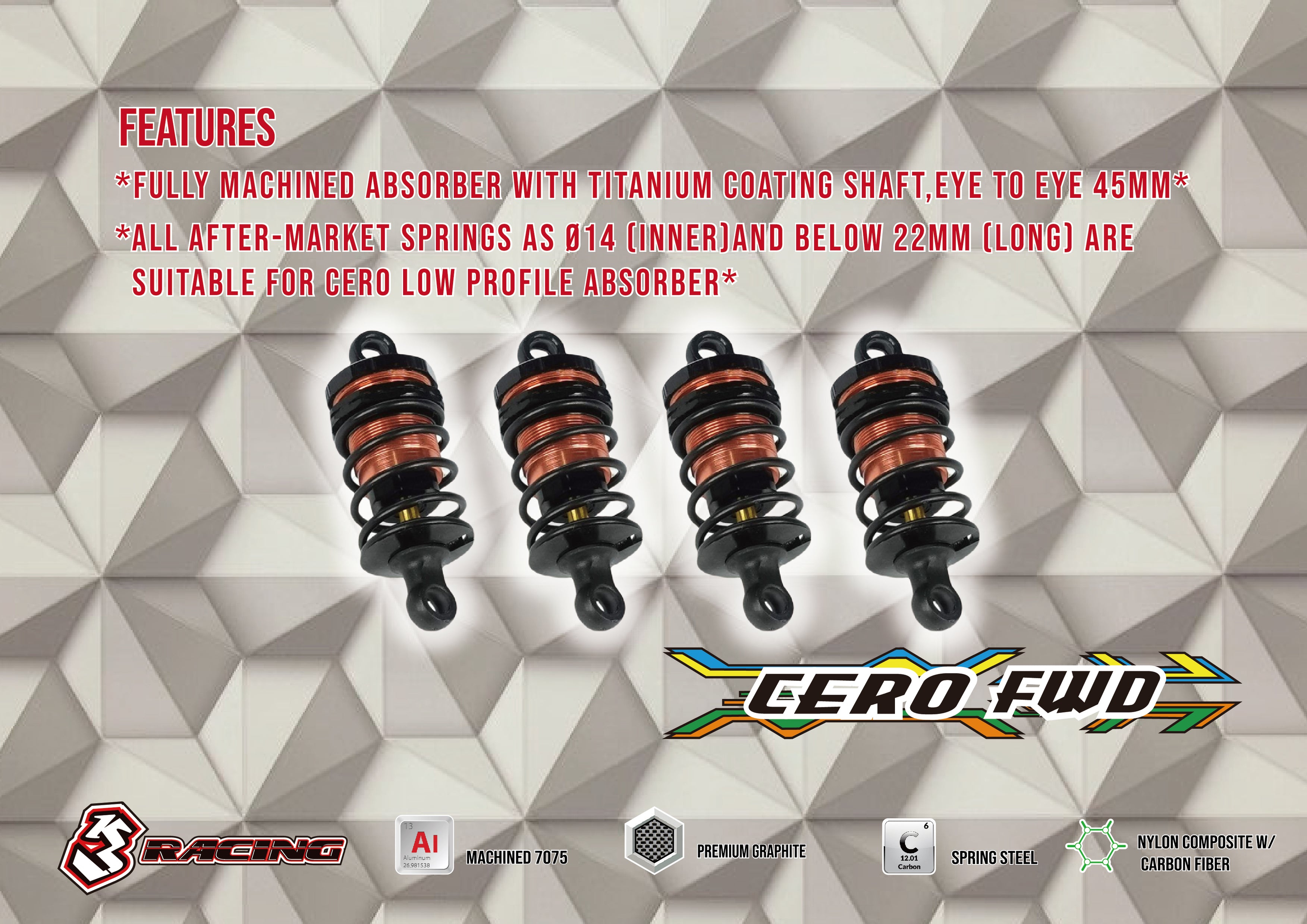 KIT-CERO FWD Cero Ultra FWD — 3Racing Shop